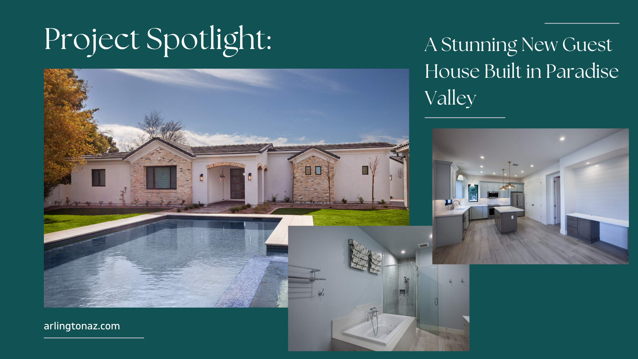 Stunning Guest House in Paradise Valley | Arlington Custom Builders